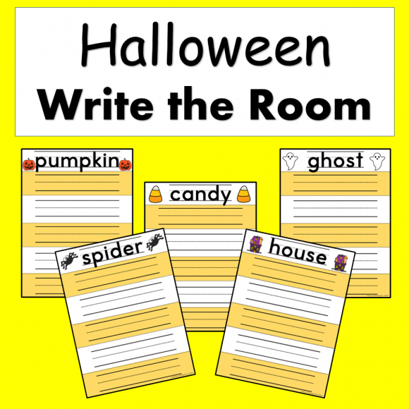 Halloween Write the Room Activity - Hands-On Teaching Ideas