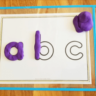 Alphabet Letter Mats - Hands-On Teaching Ideas