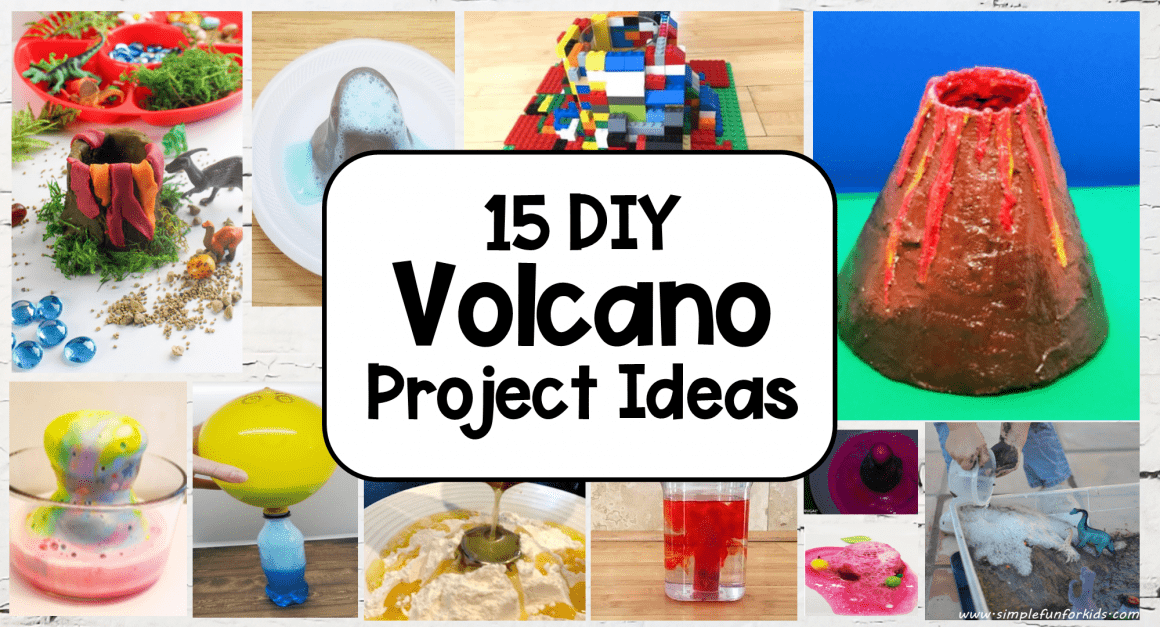 Clay Volcano Experiment for Kids - Hands-On Teaching Ideas