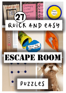 27 Quick and Easy Escape Room Puzzles