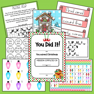 Christmas Escape Room Printables (Hands On Game) - Hands-On Teaching Ideas