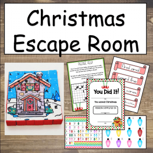 Christmas Escape Room Printables (Hands On Game) - Hands-On Teaching Ideas