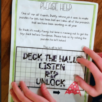Christmas Escape Room Printables (Hands On Game) - Hands-On Teaching Ideas