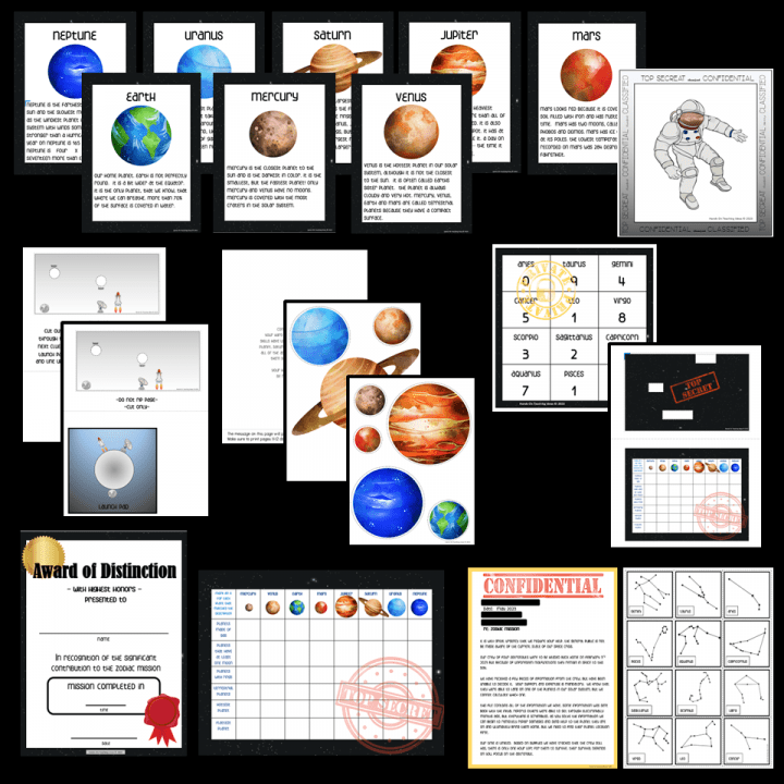 Escape Room Challenge - Space Zodiac Mission - Hands-On Teaching Ideas