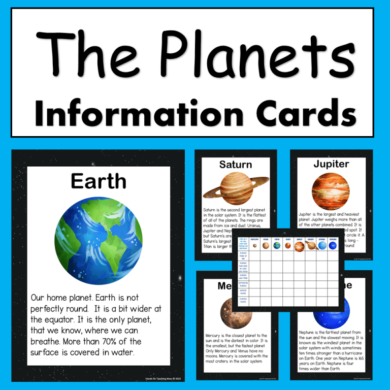 The Planets - Hands-On Teaching Ideas