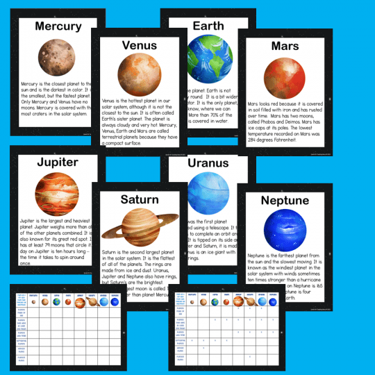 The Planets - Hands-On Teaching Ideas