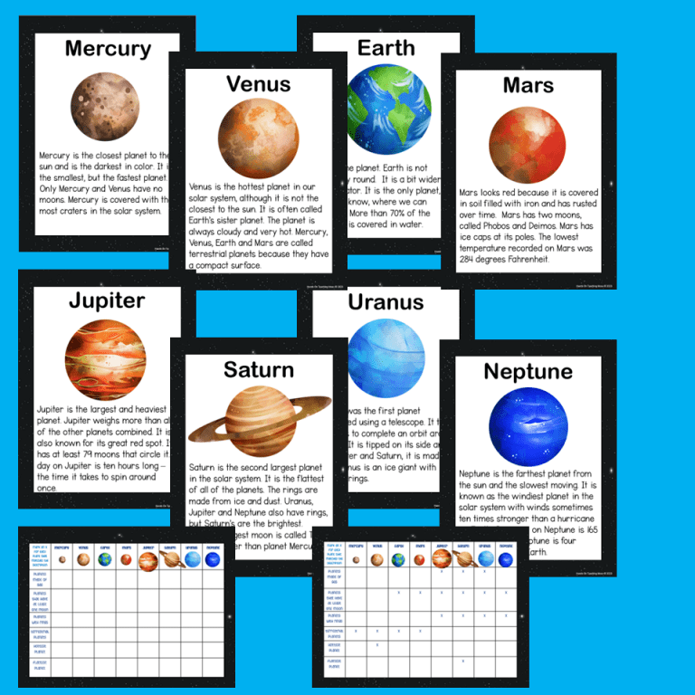 The Planets - Hands-On Teaching Ideas
