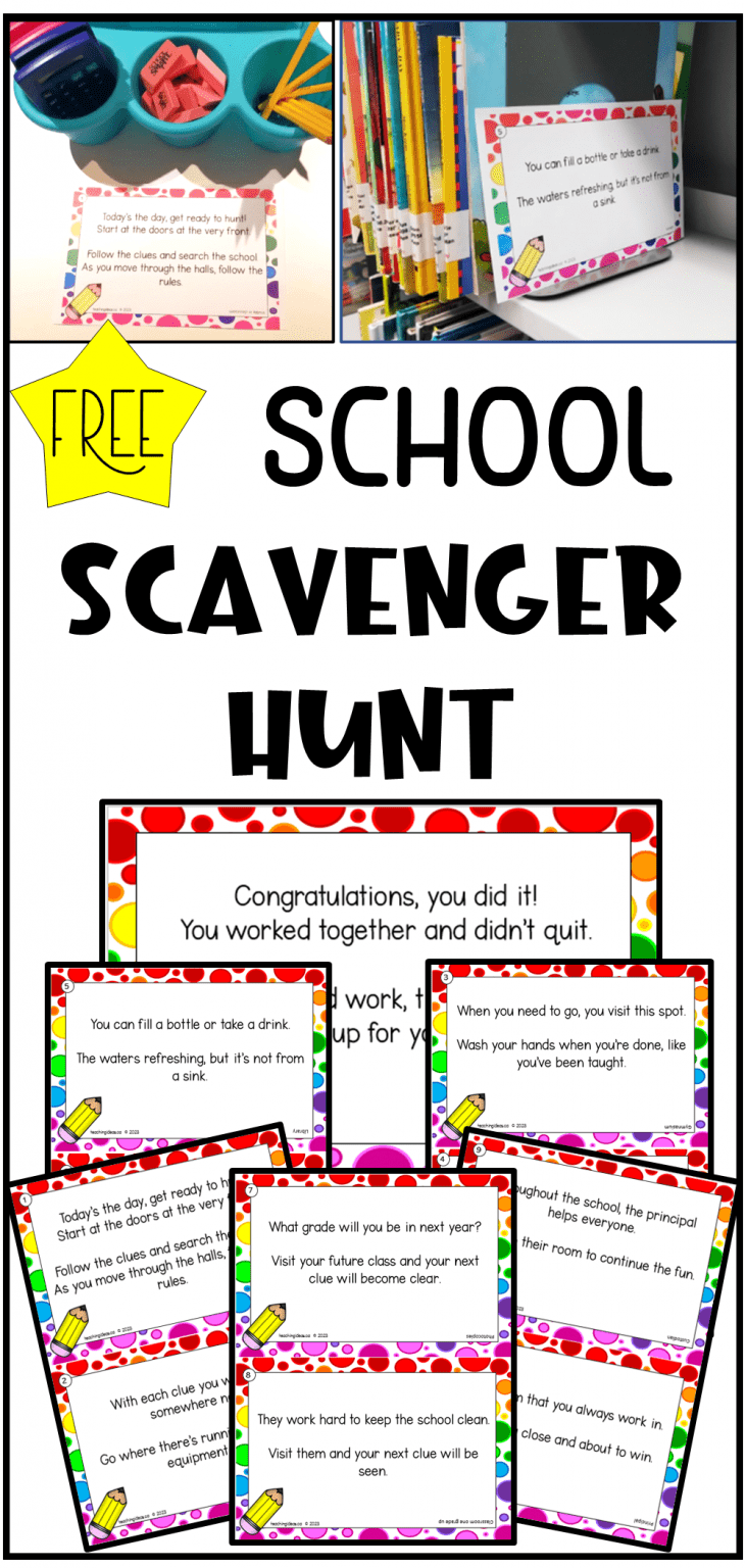 Free School Scavenger Hunt