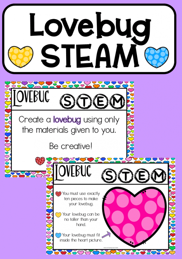 STEM Freebie! Valentine's Day STEM - Hands-On Teaching Ideas