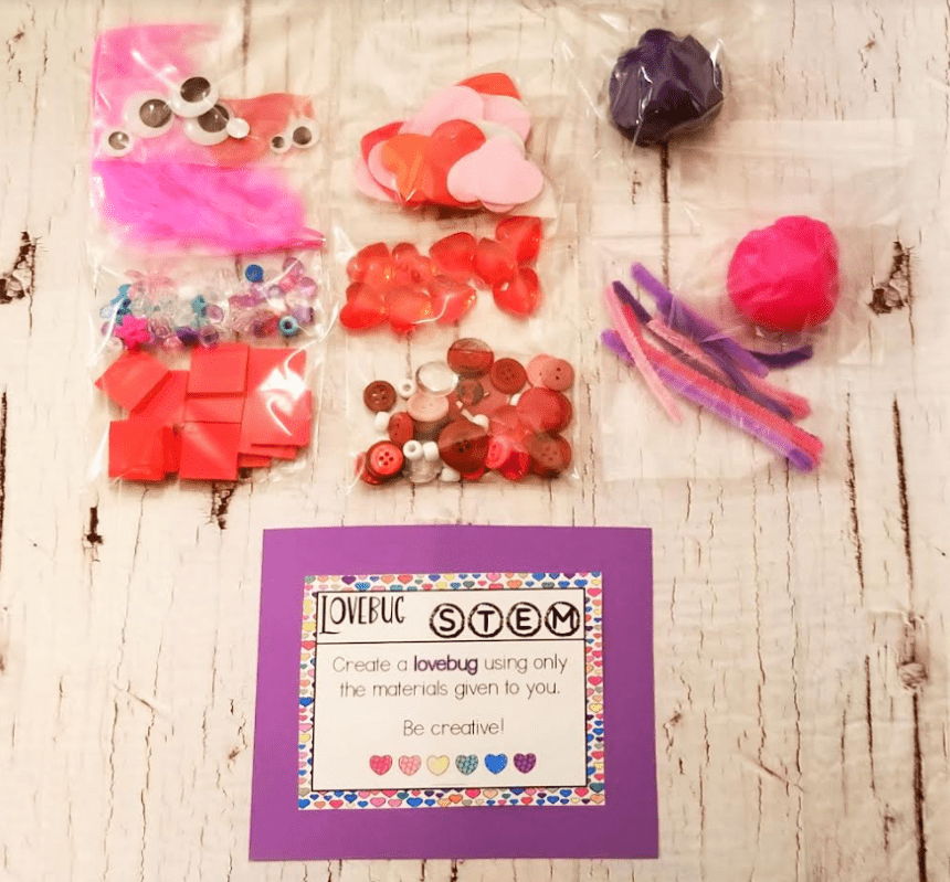 Valentines Day STEM Activity - + Free Activity Cards