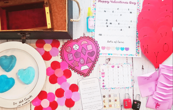 DIY Valentines Escape Room with Free Printables