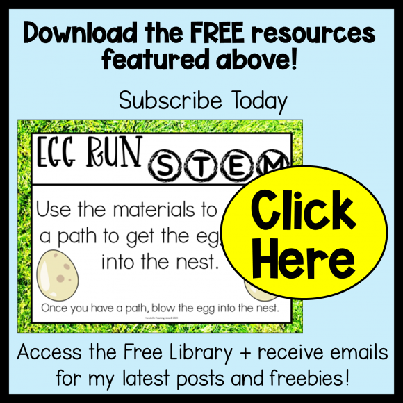 Spring STEM Activity for Kids (Free Printable)