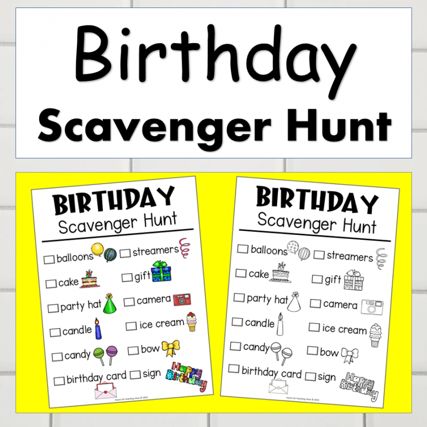 Birthday Party Escape Room - Starter Kit - Hands-On Teaching Ideas