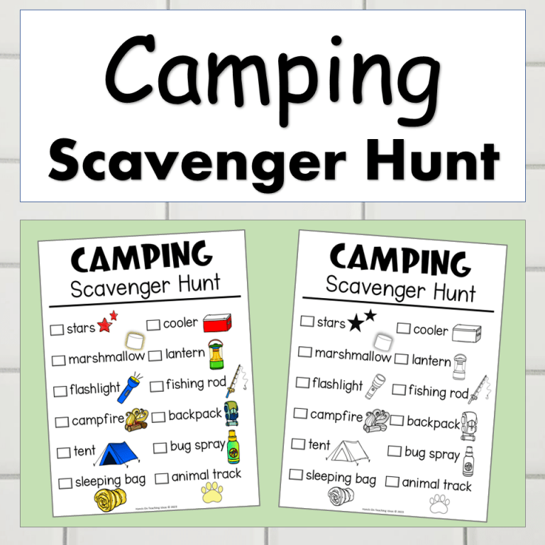 Camping Theme Escape Room - Camping Trip Activity - Hands-On Teaching Ideas