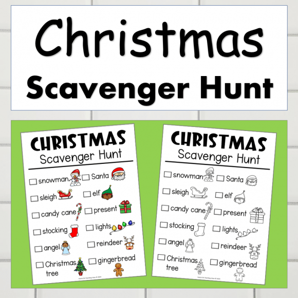 Christmas Scavenger Hunt - Hands-On Teaching Ideas