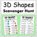 3D Shapes Scavenger Hunt - Hands-On Teaching Ideas