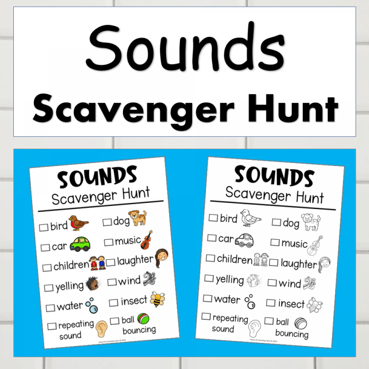 Sounds Scavenger Hunt - Hands-On Teaching Ideas