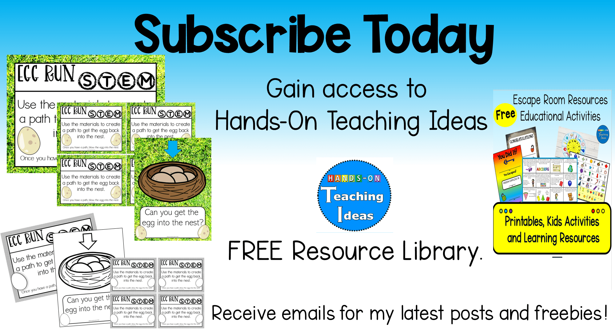 Spring STEM Activity for Kids (Free Printable)