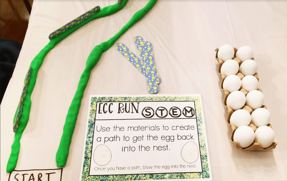 Spring STEM Activity for Kids (Free Printable)