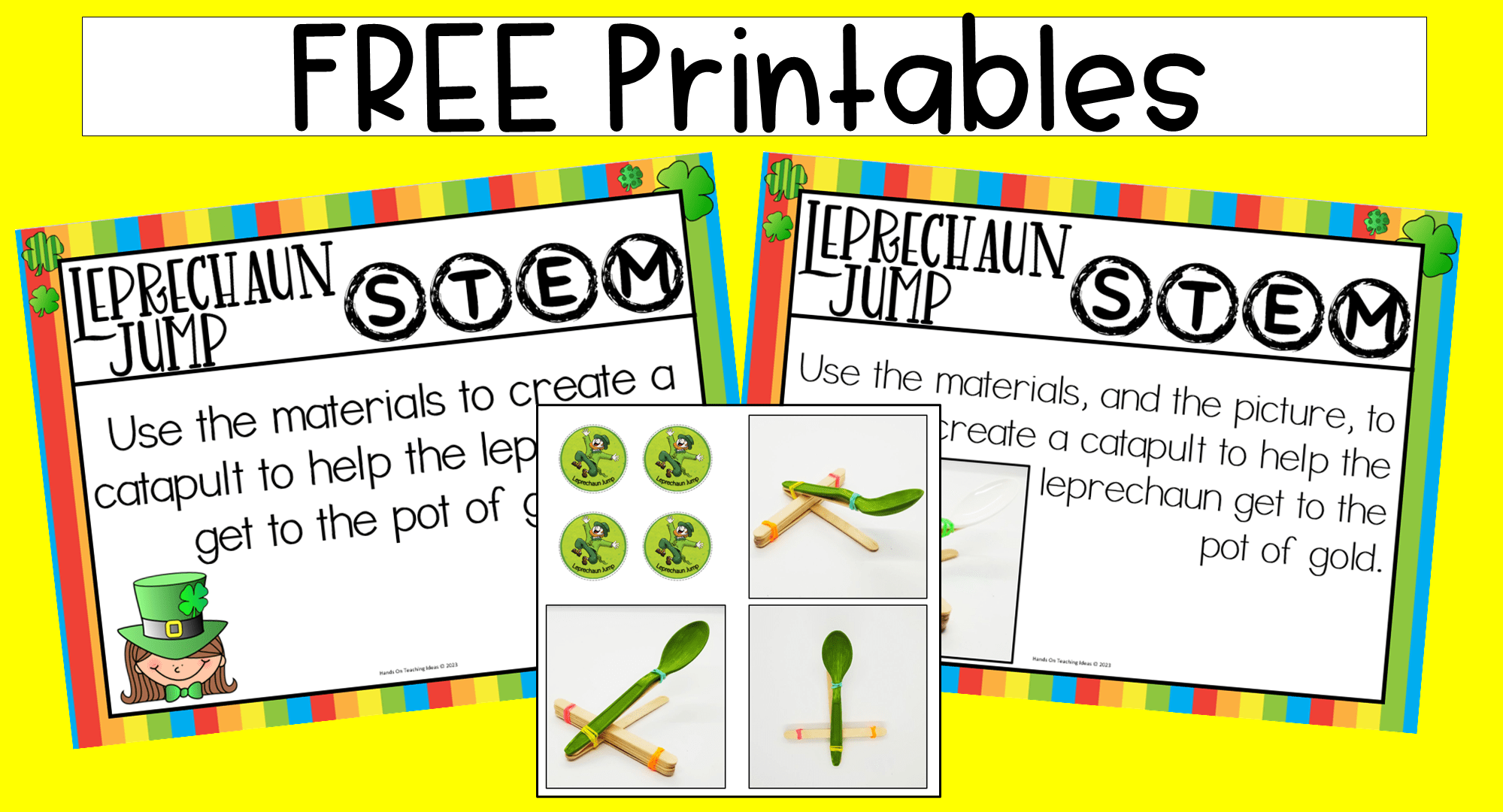 Easy St. Patricks Day STEM Challenge for Kids