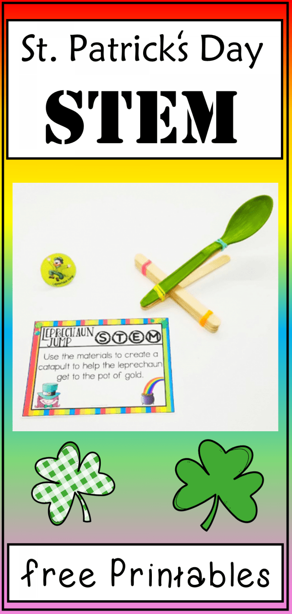 Easy St. Patricks Day STEM Challenge for Kids
