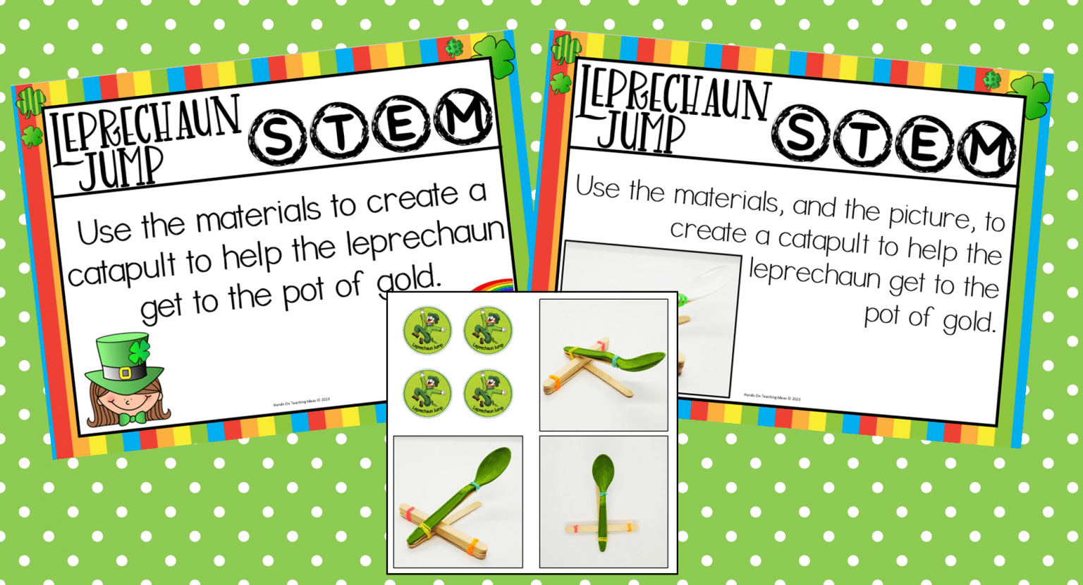 Easy St. Patricks Day STEM Challenge for Kids