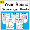 40 Scavenger Hunts - Bundle and Save - Hands-On Teaching Ideas