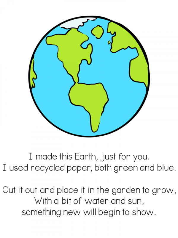 Easy Earth Day Activity and Free Printable