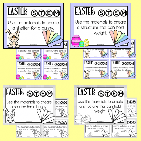Easy Easter STEM Activity (Free Printable)