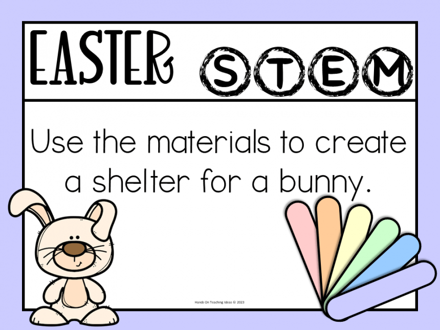 Easy Easter STEM Activity (Free Printable)
