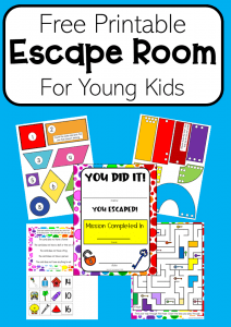 Freebie! Free Printable Escape Room for Kids - Hands-On Teaching Ideas