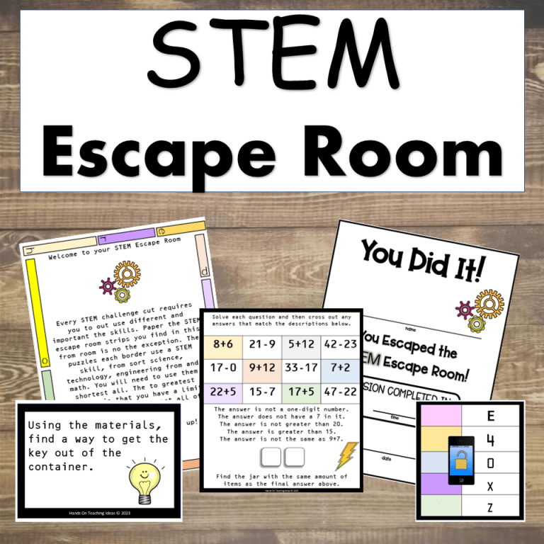 Classroom Escape Room Game - Hands-On Teaching Ideas