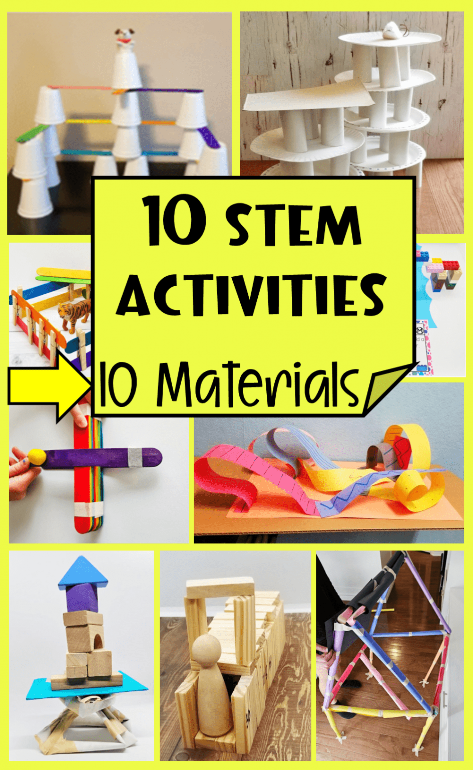 10 Exciting STEM Activities with Just 10 Materials
