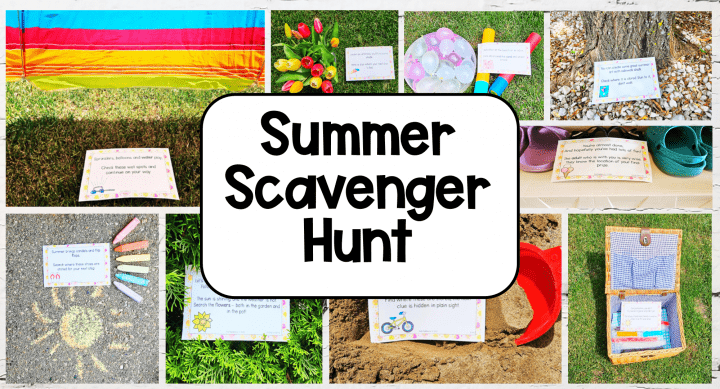 Summer Scavenger Hunt for Kids + Printable