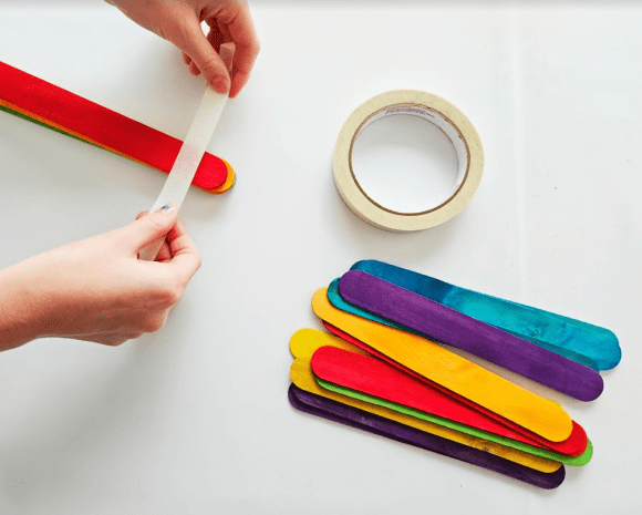 Simple Popsicle Stick STEM Activity