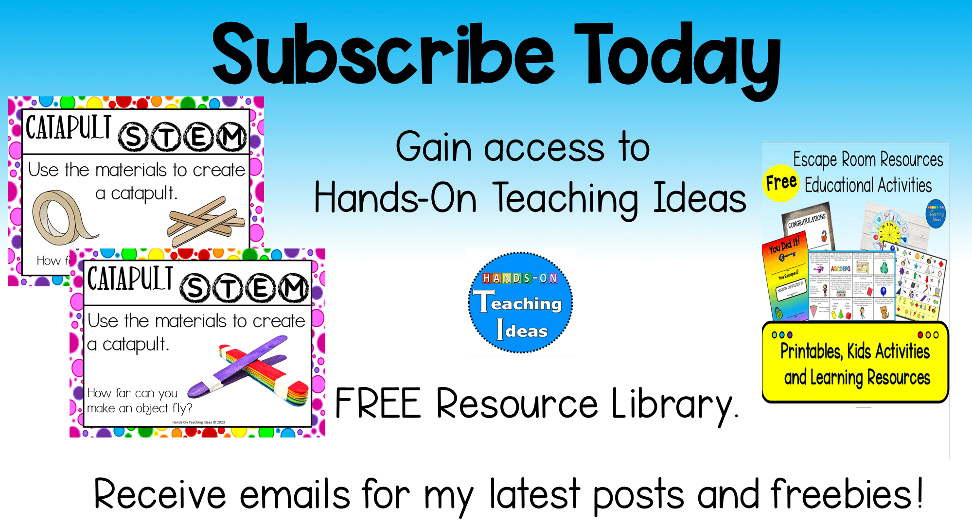 Simple Popsicle Stick STEM Activity