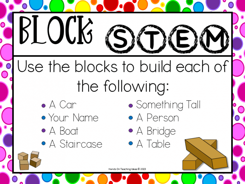 Free Building Block STEM Activities