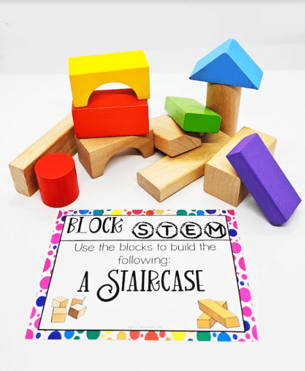 STEM Building Blocks Challenge for Kids - Science + STEM