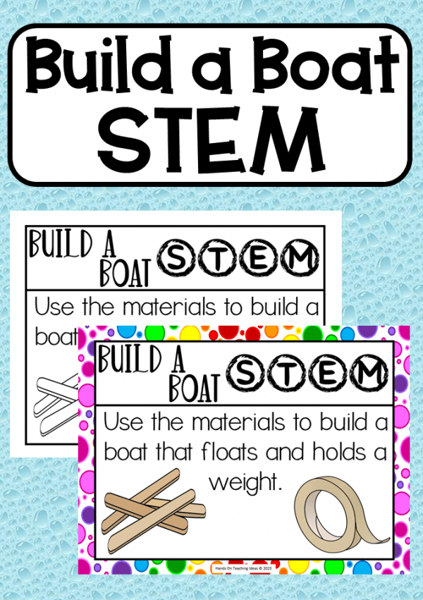STEM Freebie! Build a Boat - Hands-On Teaching Ideas