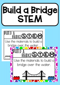 STEM Freebie! Build a Bridge - Hands-On Teaching Ideas