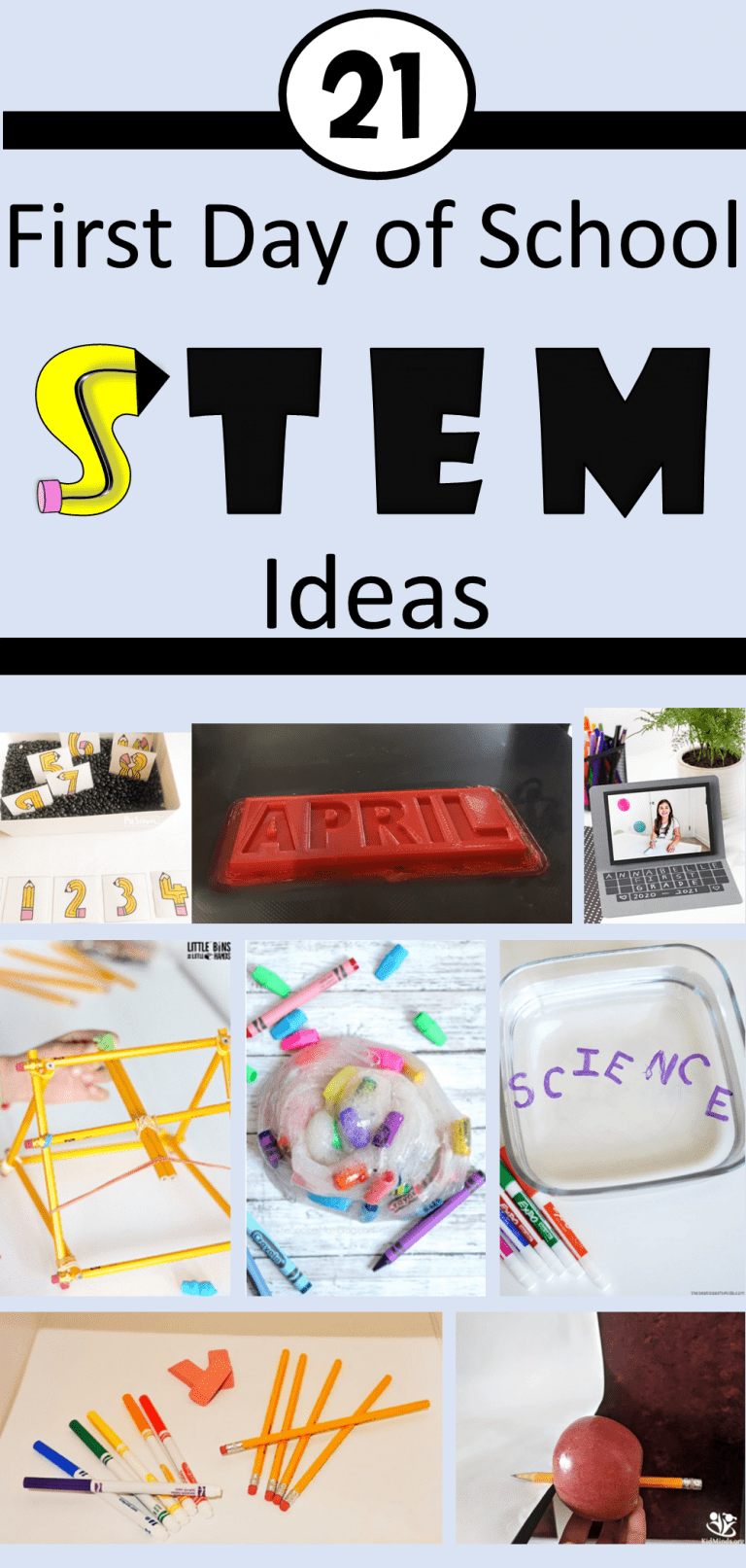 21 First Day of School STEM Activities