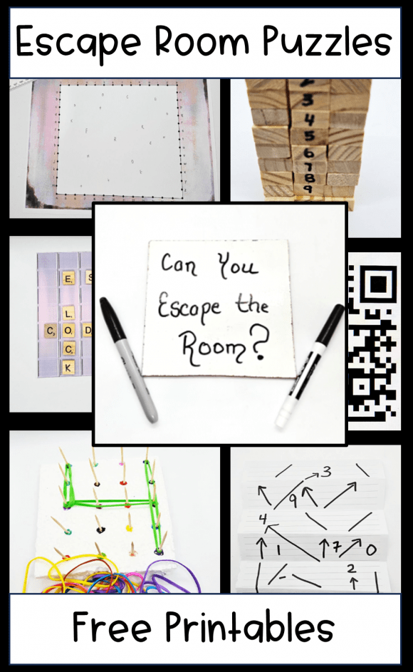 Build Your Own Escape Room (Free Printables)