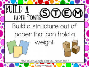 Simple Paper STEM Activity