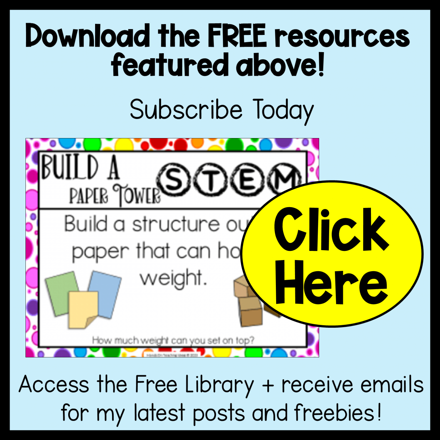 Simple Paper STEM Activity