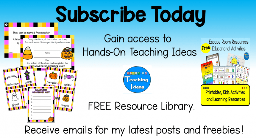 Free Classroom Halloween Scavenger Hunt