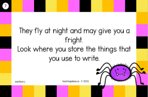 Free Classroom Halloween Scavenger Hunt