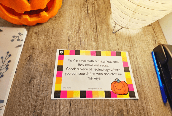 Free Classroom Halloween Scavenger Hunt