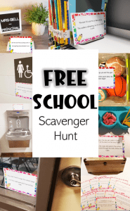 Free School Scavenger Hunt