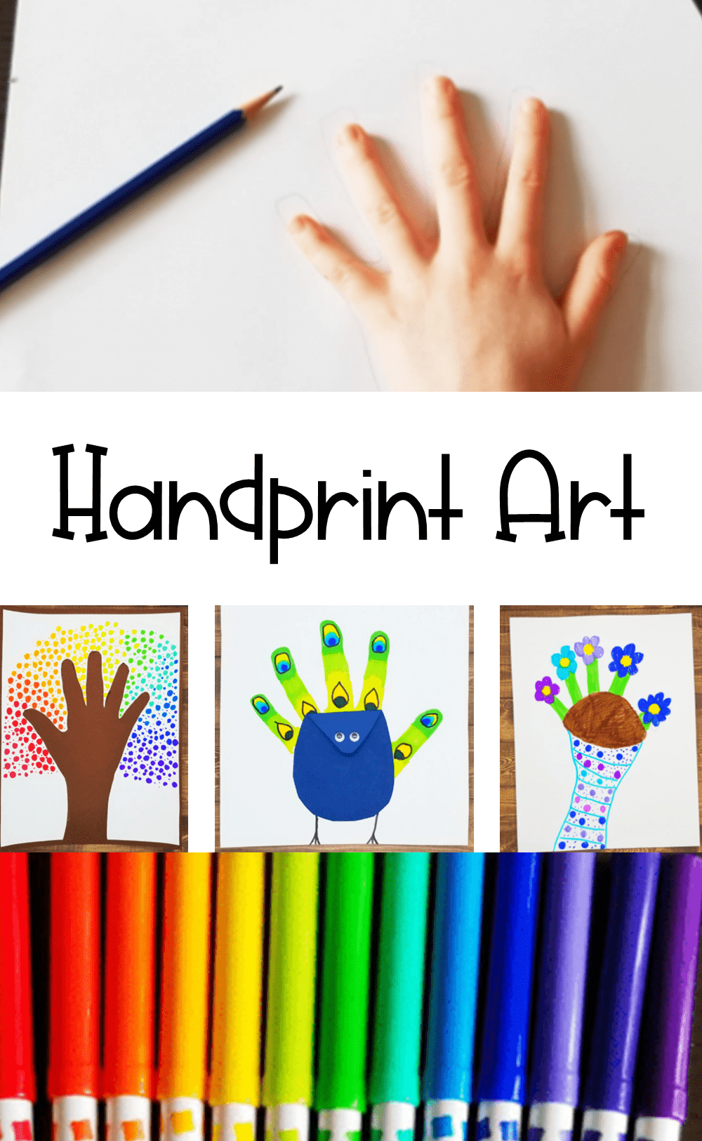 Easy Handprint Art Ideas for Kids - Hands-On Teaching Ideas