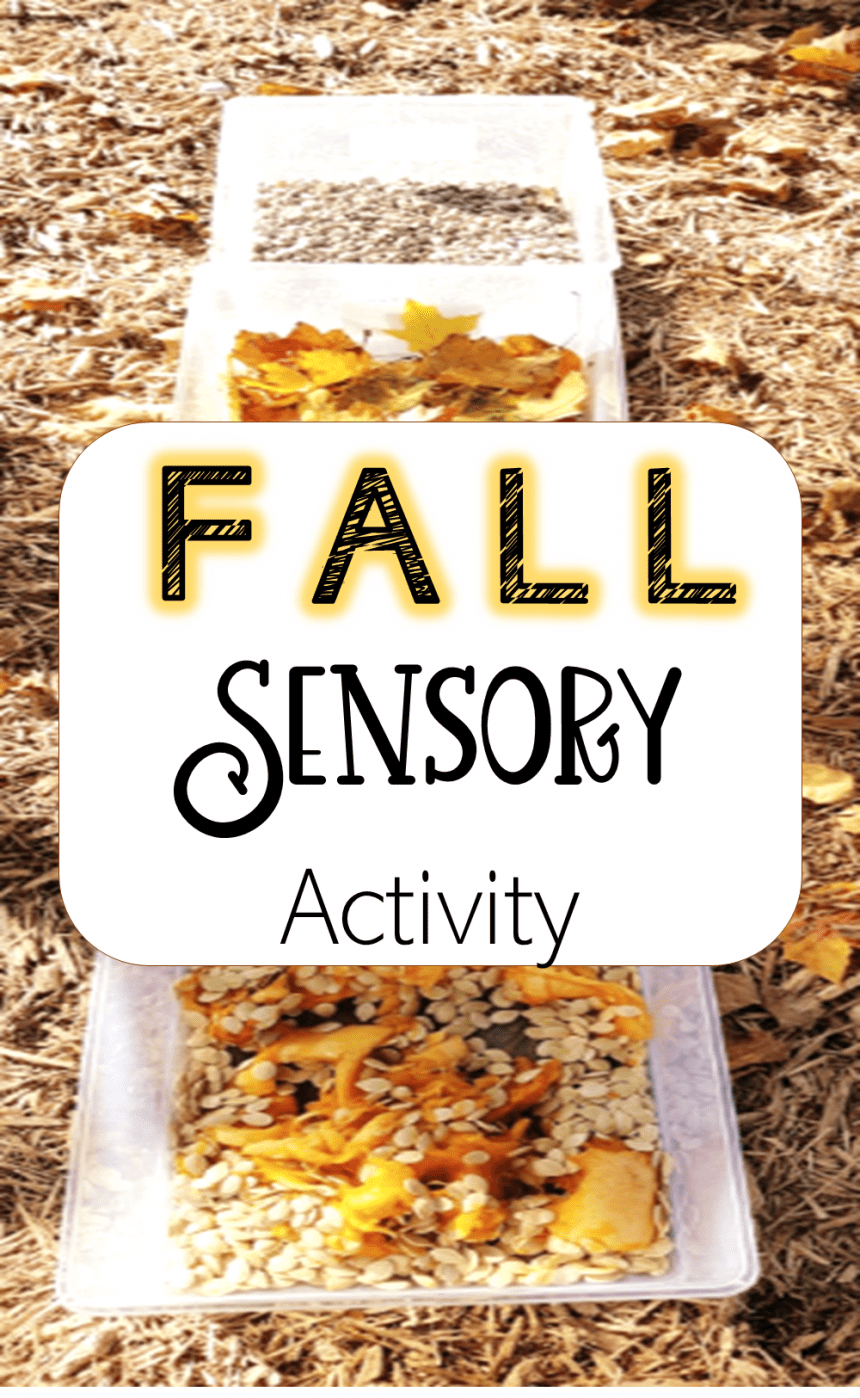 Easy Fall Sensory Activity for Kids